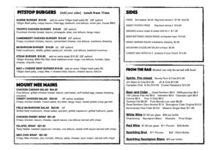 Menu – Pit Stop Cafe